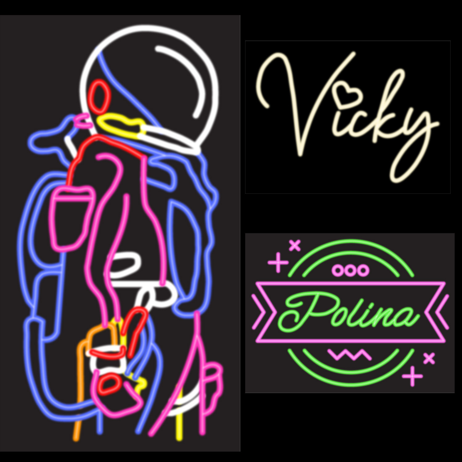 Nadia neon x3 - LASERCRAFTCY